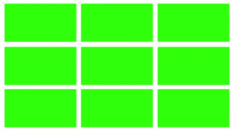 Grid or collage with Green Screen Grid A... | Stock Video | Pond5