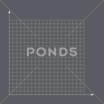 Grid paper. Mathematical graph. Cartesian coordinate system with x-axis ...