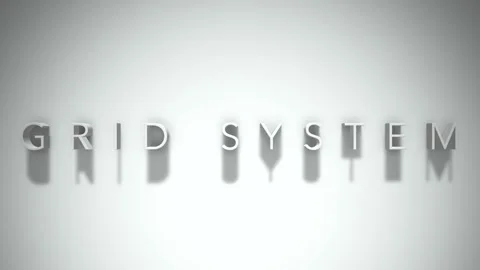 Grid System 3D title animation with shad... | Stock Video | Pond5