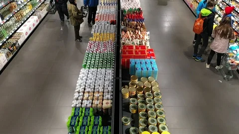 Grocery Walking Stock Videos – Royalty-Free HD & 4K Videos