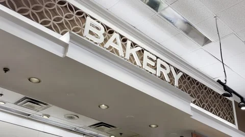Bakery Sign Stock Footage ~ Royalty Free Stock Videos | Pond5