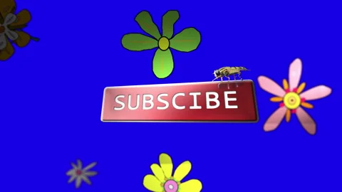 Groovy Blooms: Bee-autifully Floating Fl... | Stock Video | Pond5