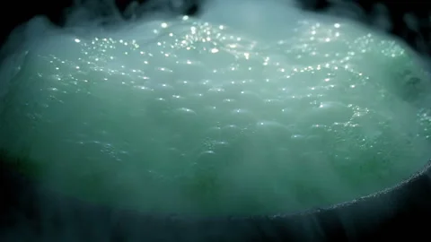 Gross Bubbling Potion With Smoke And Bub... | Stock Video | Pond5