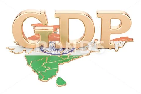 Gross domestic product GDP of India concept, 3D rendering Illustration ...