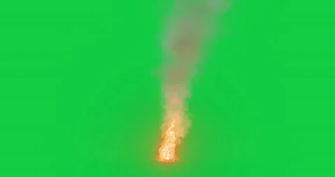 Ground Fire Burning, large shot fire Iso... | Stock Video | Pond5