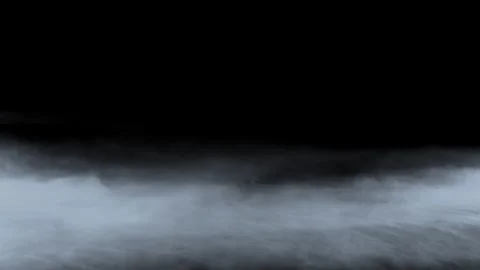 Ground Fog Creeping Across Black Backgro... | Stock Video | Pond5