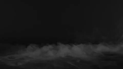 Ground Realistic Smoke Clouds with alpha... | Stock Video | Pond5