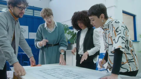 Corporate Office Floor Plans Stock Footage ~ Royalty Free Stock Videos ...