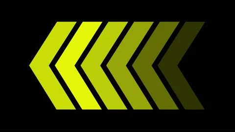 Group of Arrows looping animation in bla... | Stock Video | Pond5