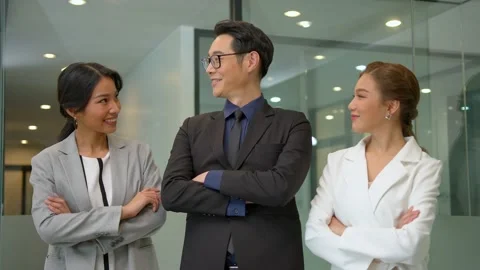 Asian Group Smiling Stock Videos – Royalty-Free HD & 4K Videos