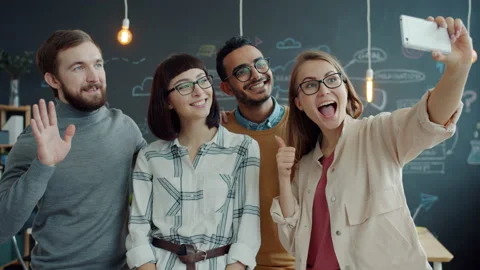 Office Selfie Stock Videos – Royalty-Free HD & 4K Videos