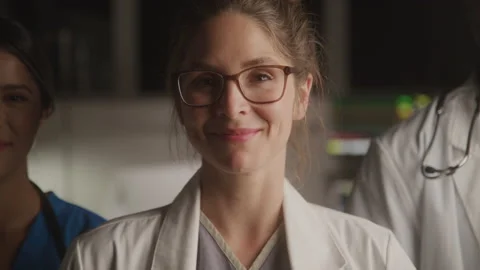 Group Of Doctors Taking A Portrait Toget... | Stock Video | Pond5