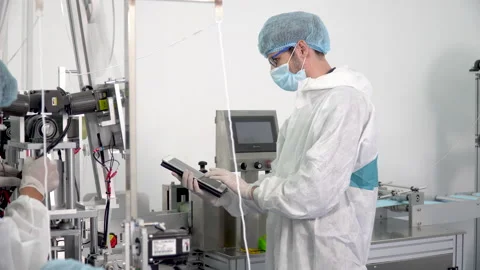 Group of engineer worker wearing ppe sui... | Stock Video | Pond5