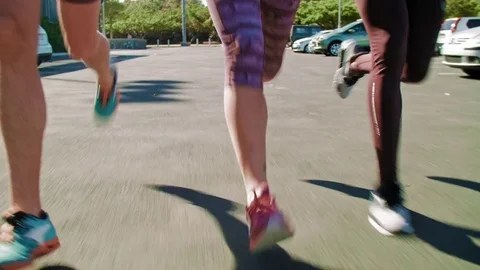 Running Feet Stock Video Footage | Royalty Free Running Feet Videos | Pond5