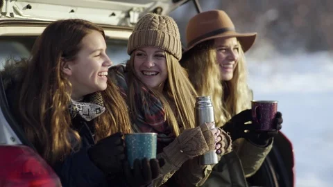 Girl Car Groups Stock Videos – Royalty-Free HD & 4K Videos | Pond5