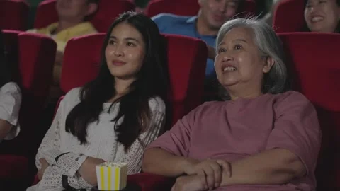 Group of happy people sitting on seats i... | Stock Video | Pond5