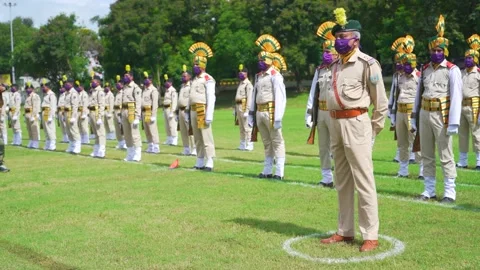 Indian Police Officer Stock Video Footage | Royalty Free Indian Police ...