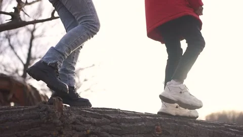 group kid boy playing in the forest park... | Stock Video | Pond5
