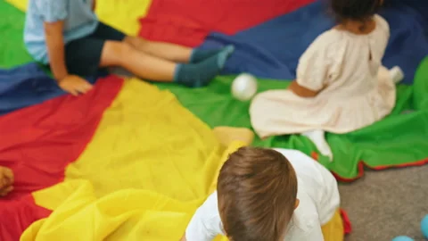 Group of little children playing around ... | Stock Video | Pond5