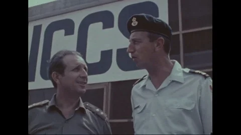 Group of officers stand talk outside the... | Stock Video | Pond5