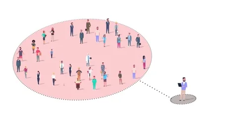 Group of People in Circle with One Man L... | Stock Video | Pond5