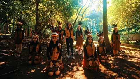 Native American Group Stock Video Footage | Royalty Free Native ...