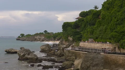 Group of people on an overlook above the... | Stock Video | Pond5