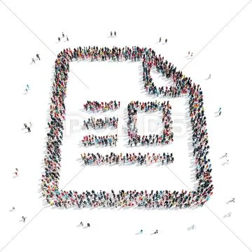 Group people shape sheet: Royalty Free #53542314