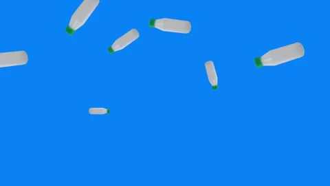 group of plastic bottles animation, edit... | Stock Video | Pond5