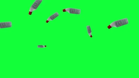group of plastic bottles animation, edit... | Stock Video | Pond5