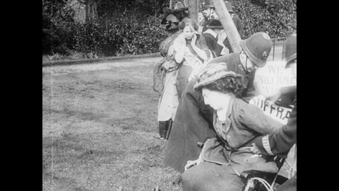 Group of women tied up to chairs and pil... | Stock Video | Pond5