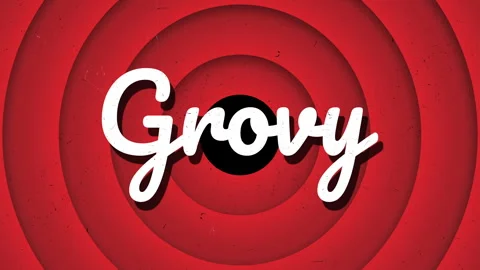 grovy text - Cartoon grunge Intro | Stock Video | Pond5