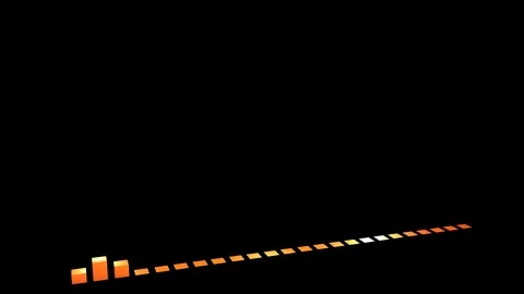 growing bar chart with orange rising arr... | Stock Video | Pond5