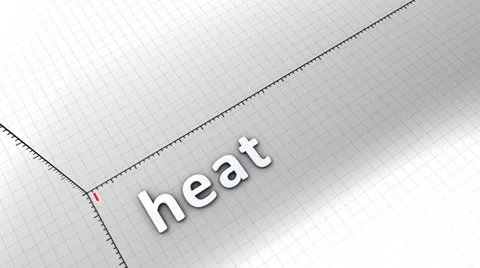 Growing chart graphic animation, Heat. | Stock Video | Pond5