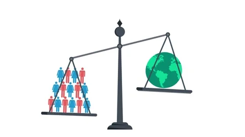 growing population on earth scale animat... | Stock Video | Pond5