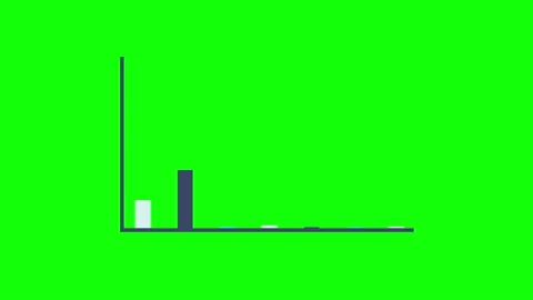 Growth graph on green screen background.... | Stock Video | Pond5