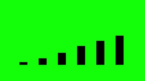 Growth graph on green screen background.... | Stock Video | Pond5