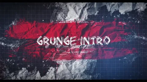 Grunge Intro ~ After Effects Template #207974703 | Pond5