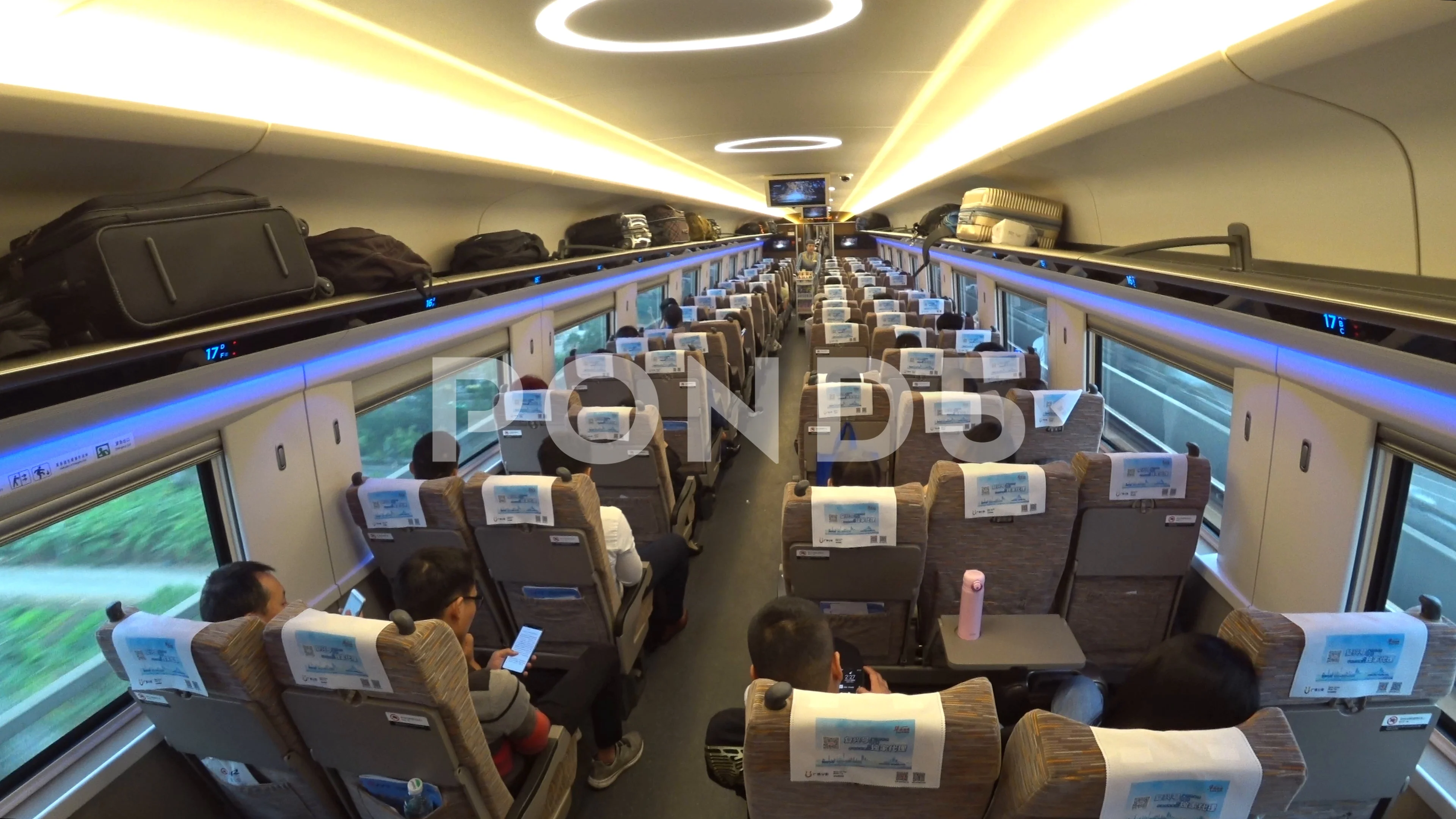 Inside High Speed Train Shanghai China Unveils New Maglev Prototype