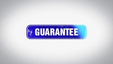 GUARANTEE Word 3D Animated Wooden Stamp ... | Stock Video | Pond5