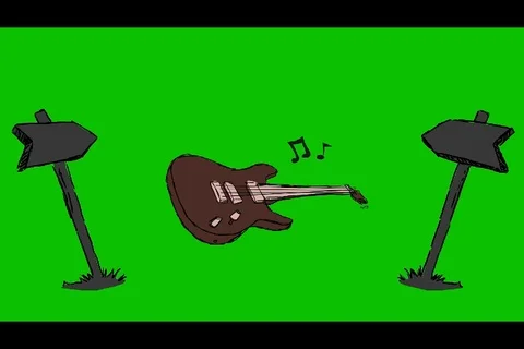 Guitar Electric - Hand-Drawn Animation b... | Stock Video | Pond5