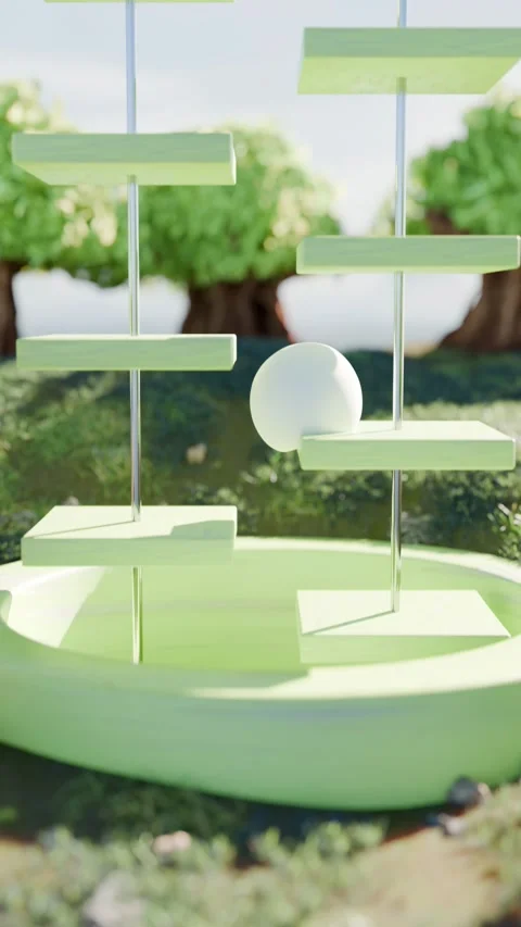 Gumball falling 3D satisfying animation | Stock Video | Pond5