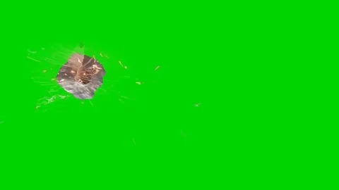 Green Screen Bullet Hit Stock Footage ~ Royalty Free Stock Videos | Pond5