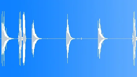 Gun Shots 9mm Pistol ~ Sound Clip Royalty Free #80727713