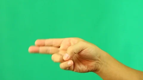 Green Screen Gun In Hand Stock Video Footage | Royalty Free Green ...