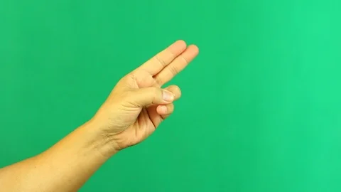 Green Screen Gun In Hand Stock Video Footage | Royalty Free Green ...