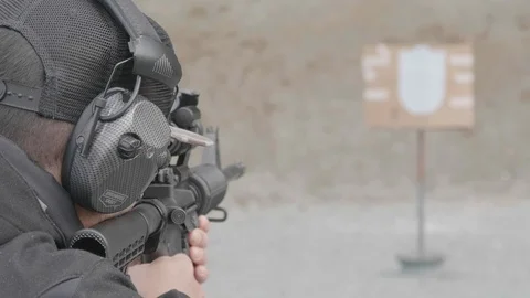 Target Shooting Practice Stock Footage ~ Royalty Free Stock Videos | Pond5