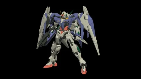 Skechup Gundam Model Stock Video Footage | Royalty Free Skechup Gundam ...