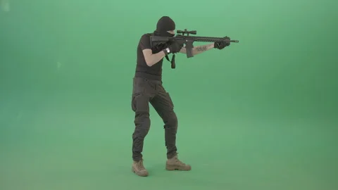 Green Screen Soldier Shooting Stock Videos – Royalty-Free HD & 4K ...
