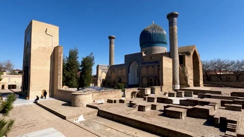 The Gur-i Amir or Guri Amir mausoleum of... | Stock Video | Pond5